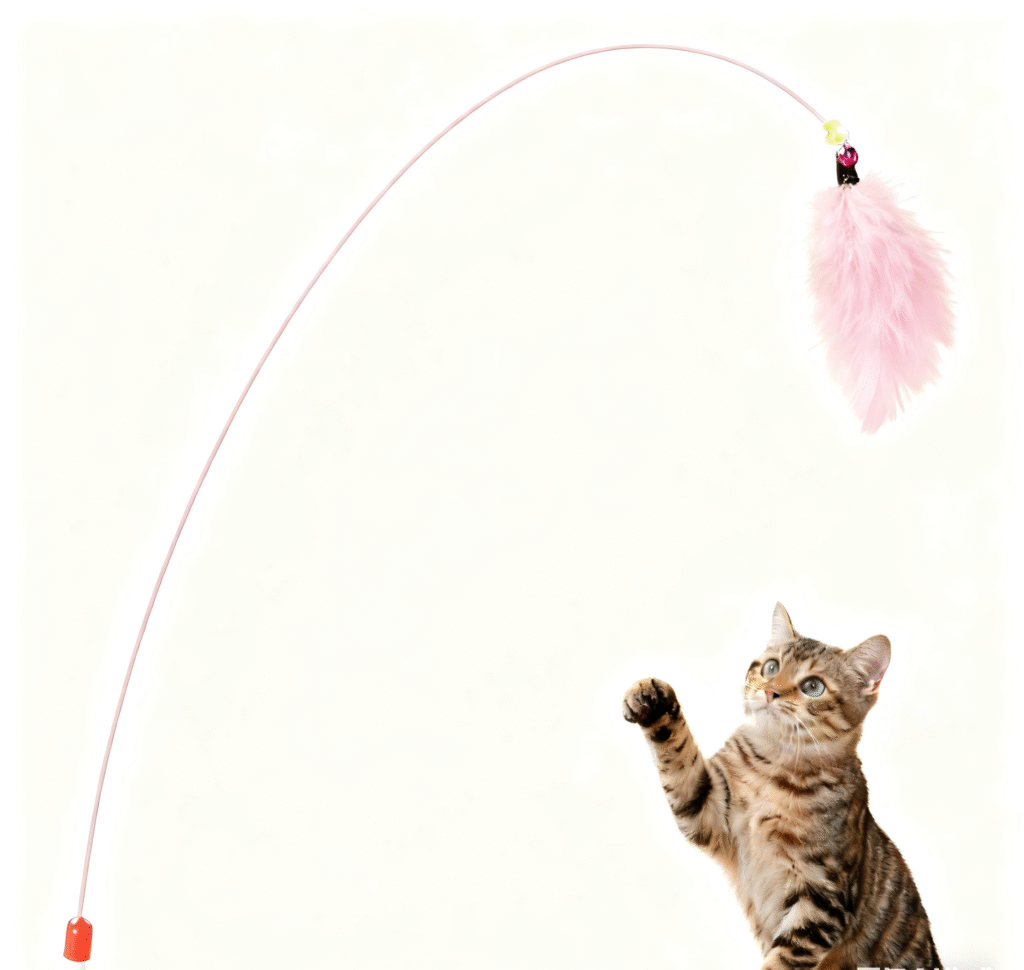 Cat Teaser Wand Basic Style - Pet Toy Manufacturer